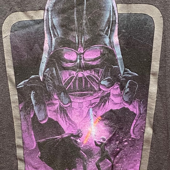 MAD Engine | Shirts | Star Wars Distressed Vader Tee Shirt | Poshmark